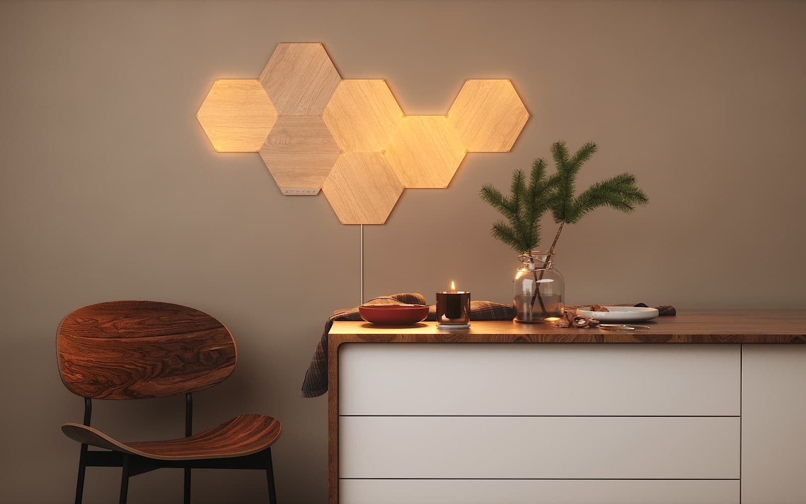 Nanoleaf Elements make the smart light more rustic with wood – Pickr