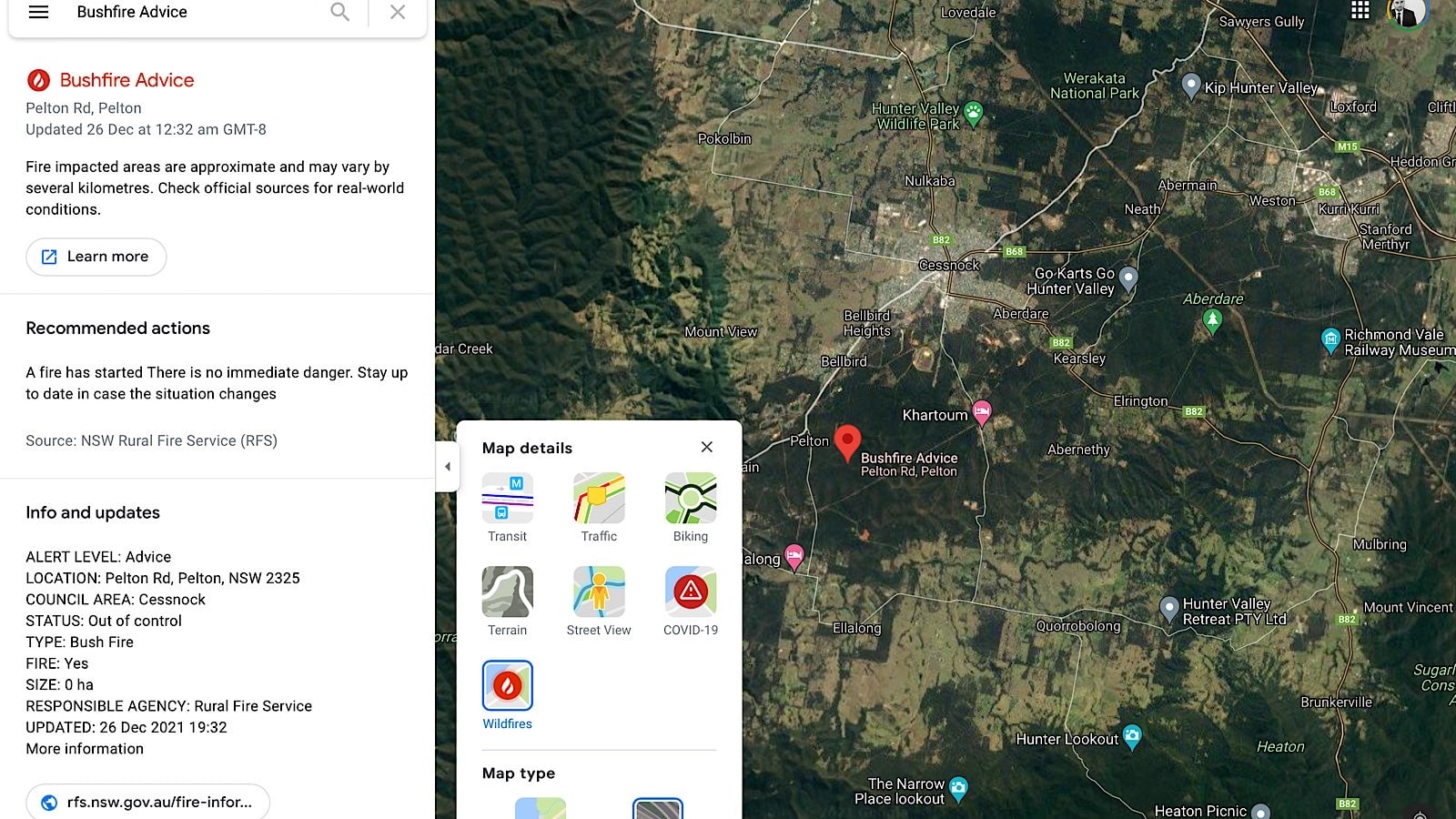 Google Maps gains a bushfire layer for quick tracking – Pickr